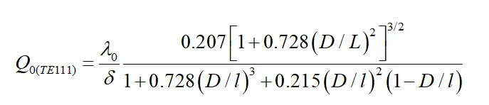 FAQ43：圆柱谐振腔TE111、TM010、TE011模式计算 - 哔哩哔哩
