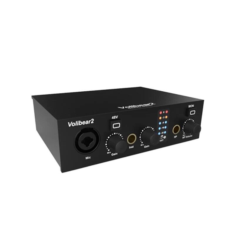 NOIEEN voliber声卡对比迷笛R2声卡 - 哔哩哔哩