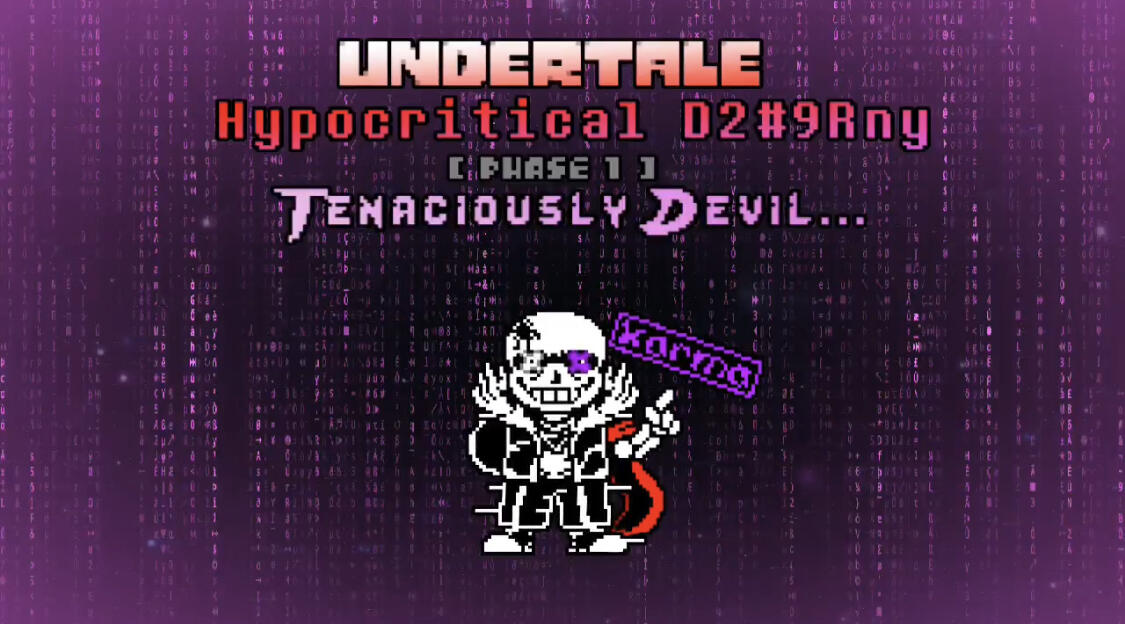 Undertale:Hypocritical Destinies 官方最新设定集 - 哔哩哔哩