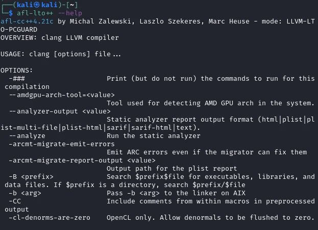 aflplusplus：开源的模糊测试工具！全参数详细教程！Kali Linux教程！（五） - 哔哩哔哩