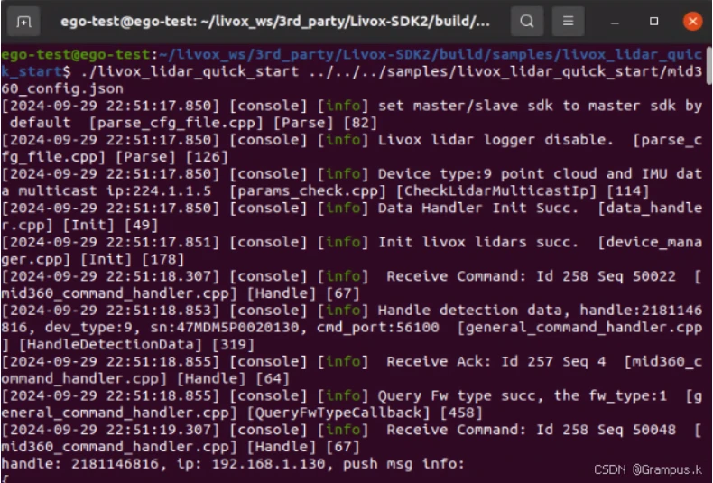 Livox mid360 激光雷达运行 fast-lio2 详细教程 - 哔哩哔哩