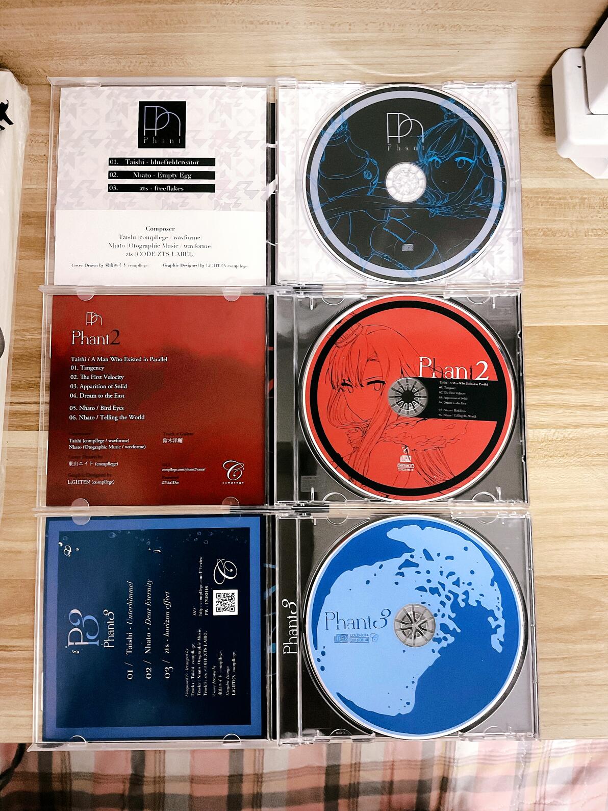 Phant系列实体专辑碟面展示 - 哔哩哔哩