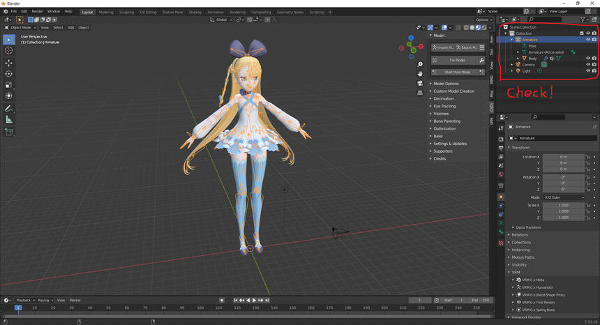 指南：将 PMX/FBX 文件转换为 VRM 格式 - 哔哩哔哩