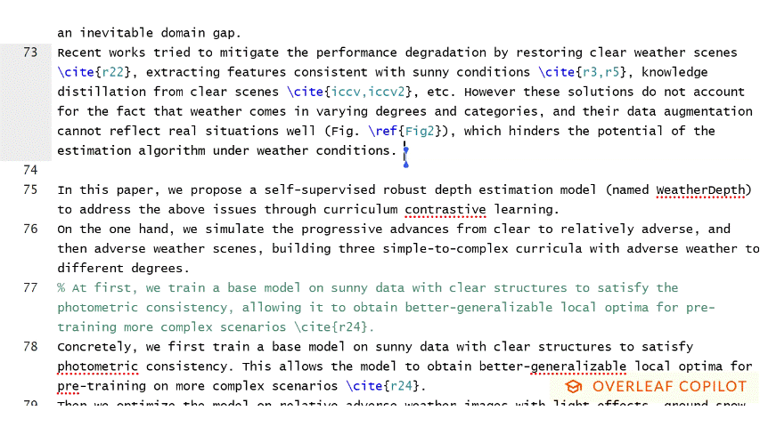 Overleaf Copilot: 为Overleaf用户定制的论文润色插件 - 哔哩哔哩