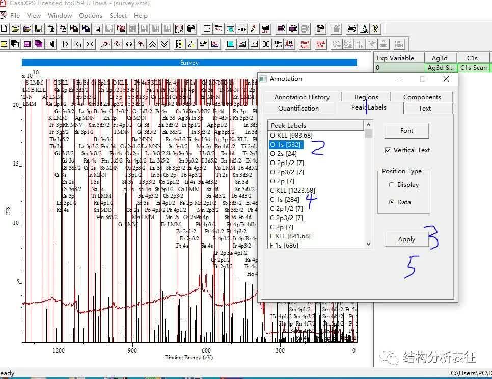 CasaXPS（XPS数据分析）安装教程以及使用教程！免费下载！ - 哔哩哔哩
