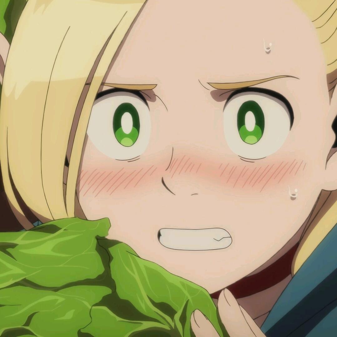 【自截／存档】《迷宫饭》——玛露西尔表情包＆头像（第四集） - 哔哩哔哩