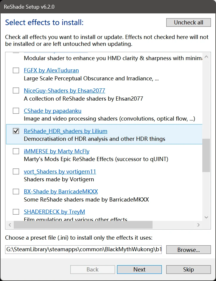 《黑神话：悟空》使用ReShade插件开启HDR - 哔哩哔哩