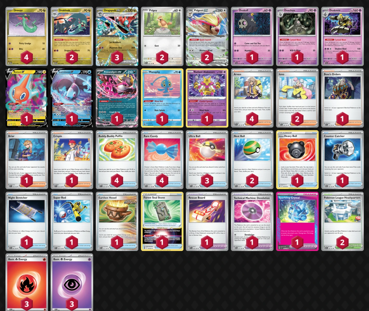 PTCGLIVE-SV7线上赛上位卡组（一） - 哔哩哔哩