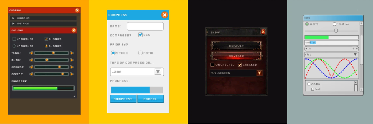 开源，纯C的即时模式GUI nuklear - 哔哩哔哩