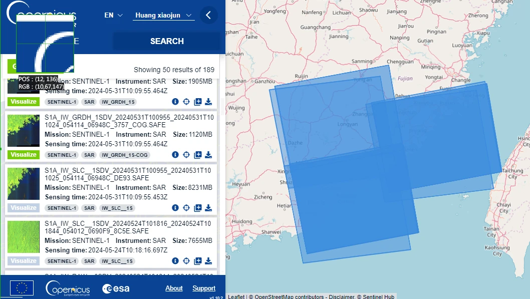 来了！下载哨兵影像！Sentinel-1 和 Sentinel-2 - 哔哩哔哩