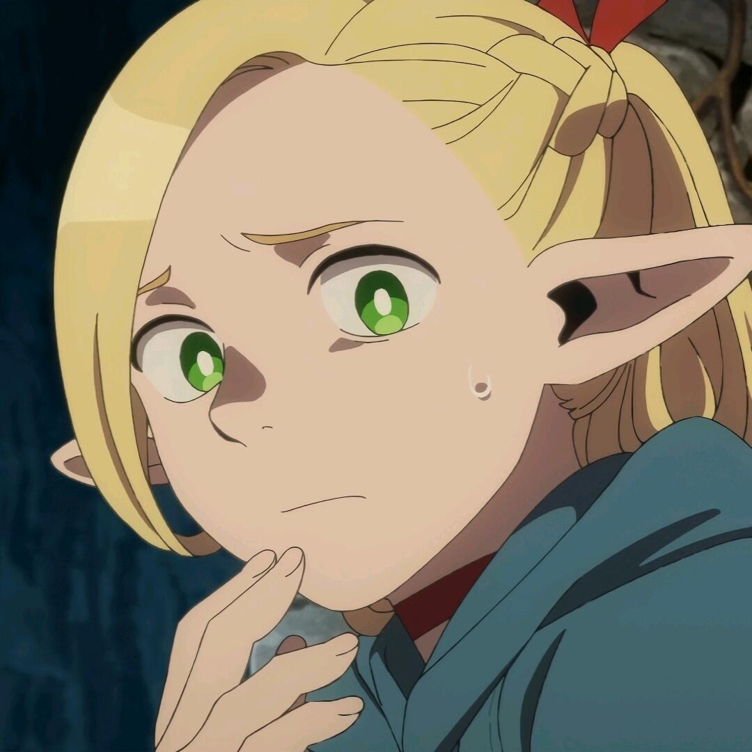 【自截／存档】《迷宫饭》——玛露西尔表情包＆头像（第九集）. - 哔哩哔哩