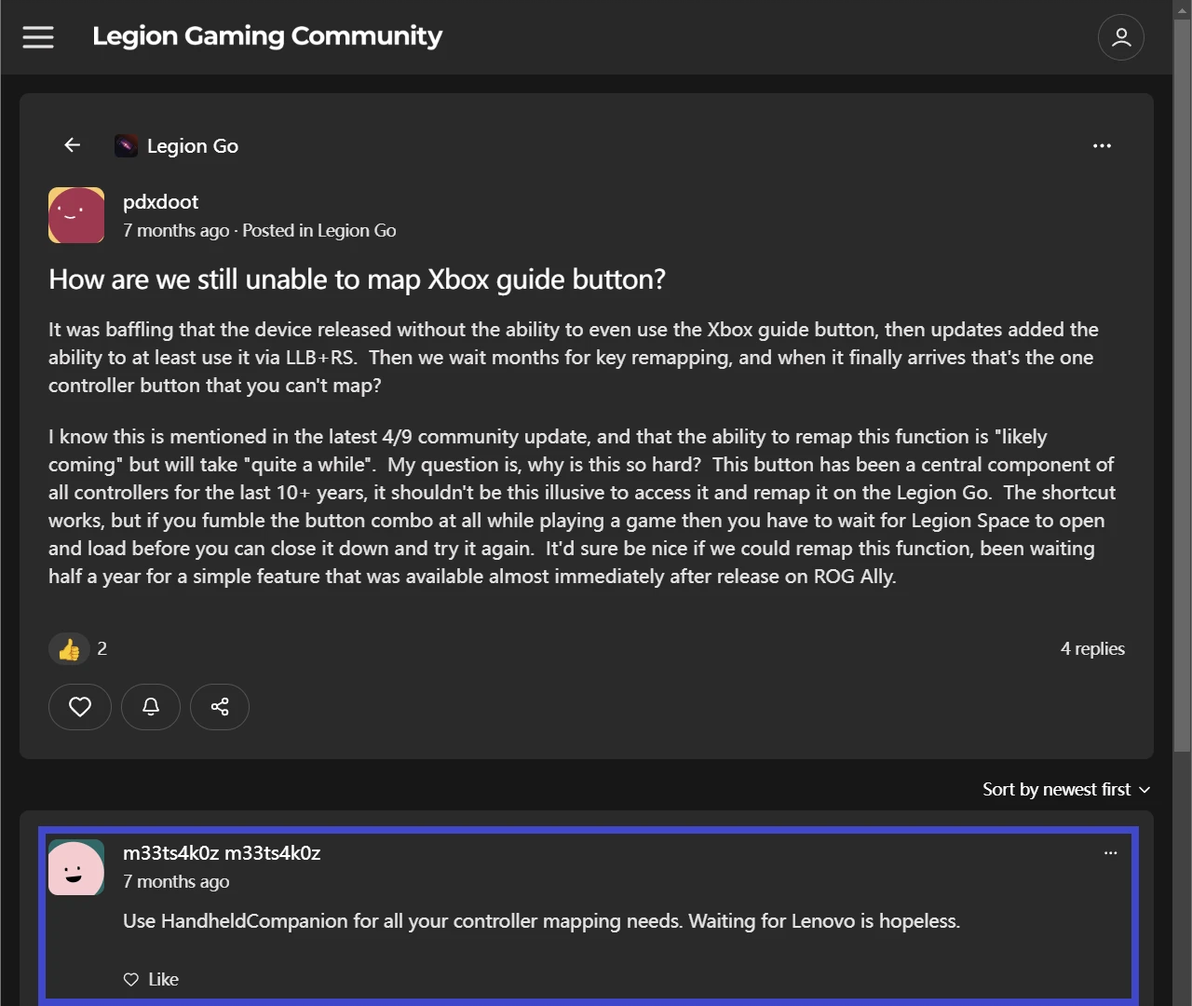联想Legion Go使用体验和自定义（五之三） - 哔哩哔哩