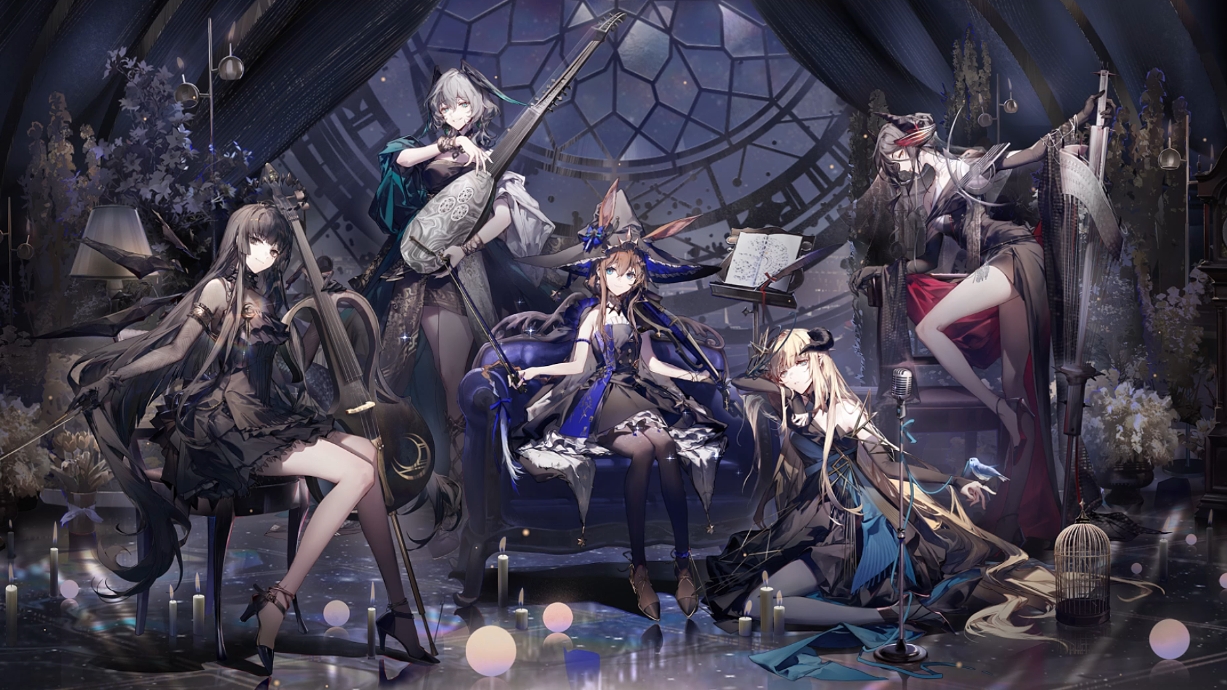 明日方舟 音律联觉 梦人壁纸 哔哩哔哩