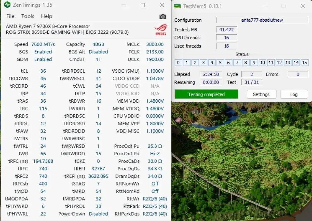 24G M-die，锋芒毕露：七彩虹“战斧”6000Mhz C28内存测试 - 哔哩哔哩