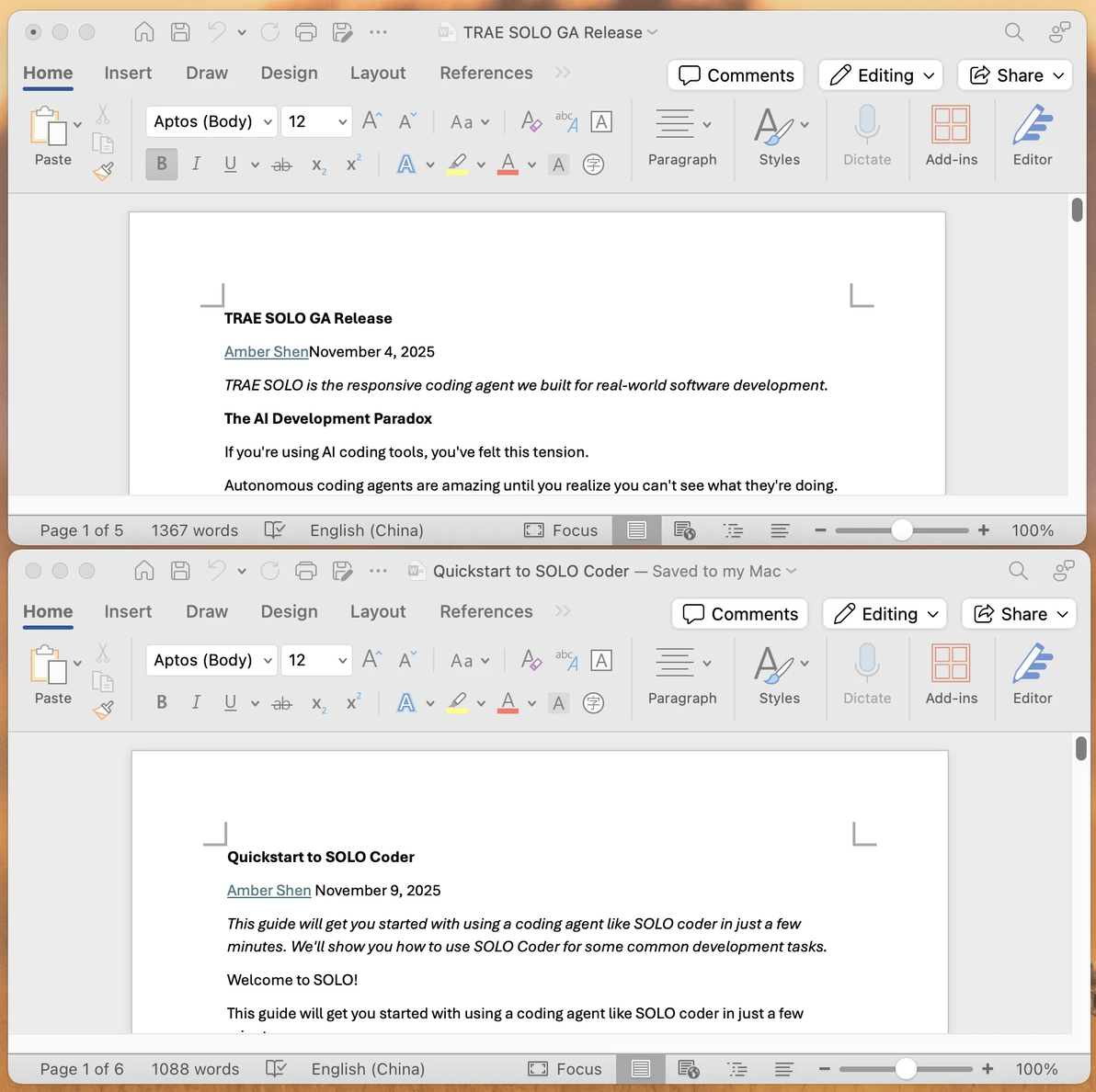 【零行代码】TRAE SOLO Coder 体验第一弹：数单词 - 哔哩哔哩