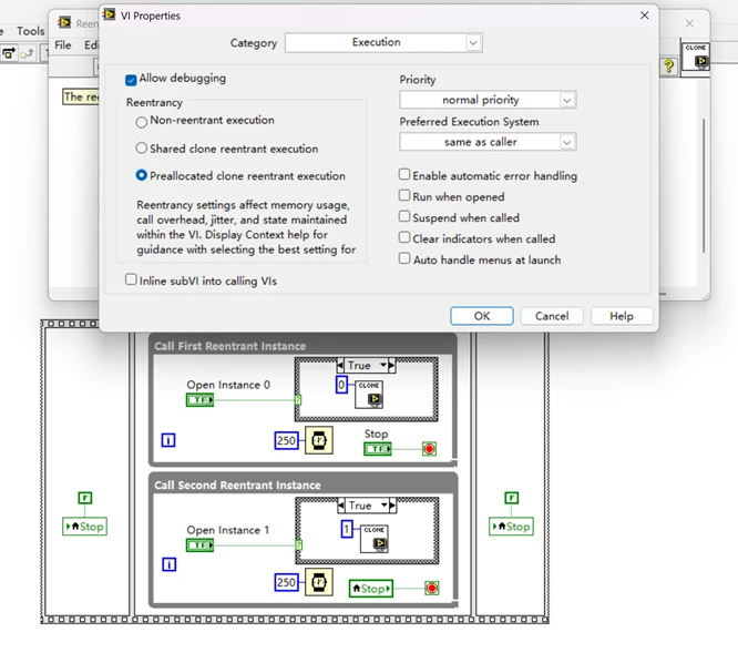 LabVIEW可重入子VI - 哔哩哔哩