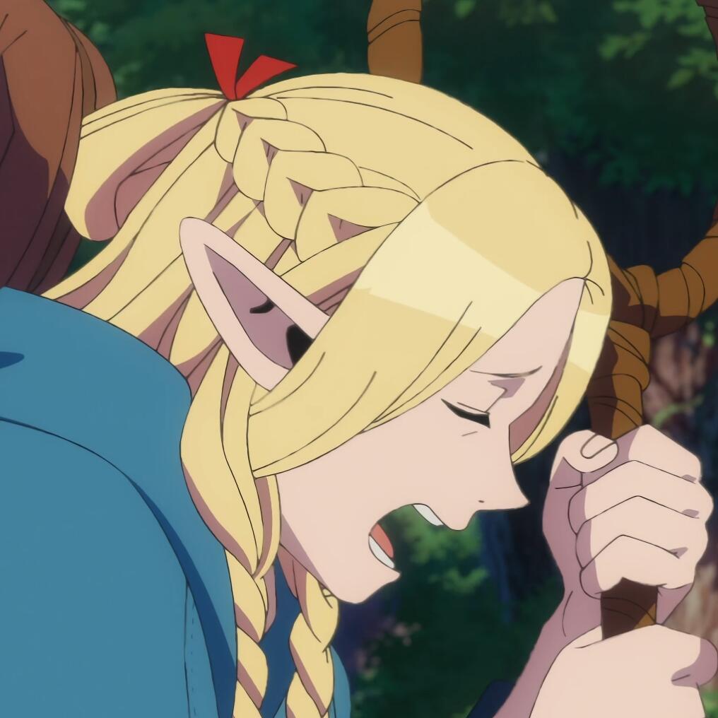 【自截／存档】《迷宫饭》——玛露西尔表情包＆头像（第一集） - 哔哩哔哩