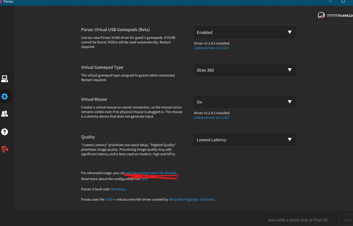 解决parsec error -800 的连接问题 - 哔哩哔哩