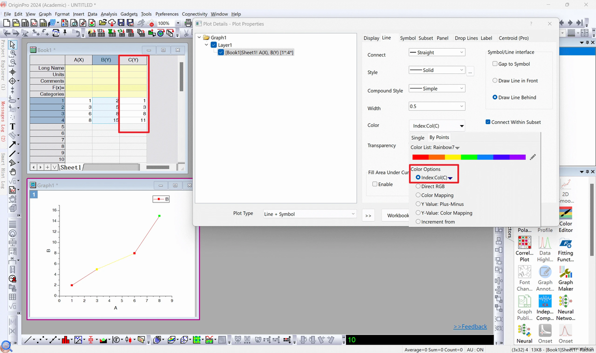 一网打尽 Origin 中的分段绘图 - 哔哩哔哩