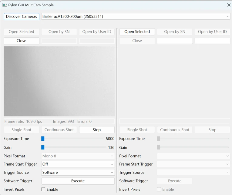 basler相机Qt例程 - 哔哩哔哩