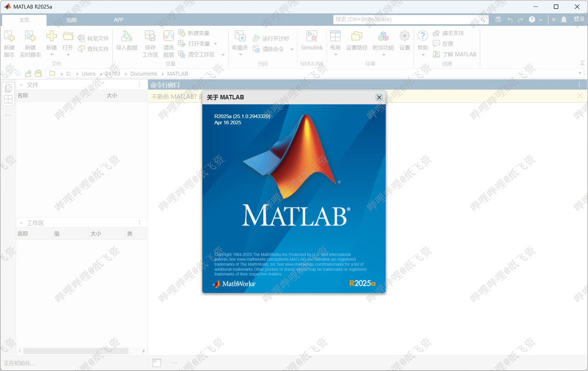 MATLAB R2025a v25.1安装 - 哔哩哔哩