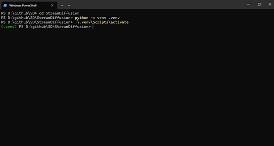 在windows平台快速部署StreamDiffusion - 哔哩哔哩