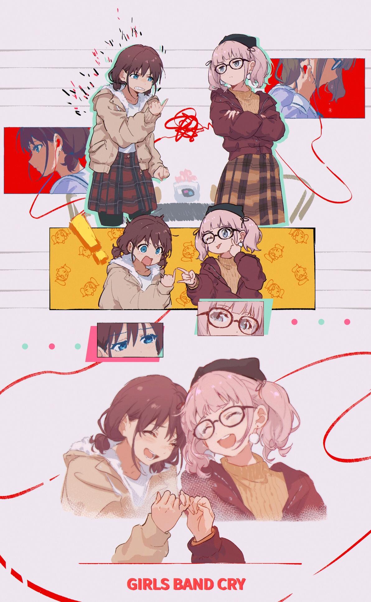 《GIRLS BAND CRY》插画(99张) - 哔哩哔哩