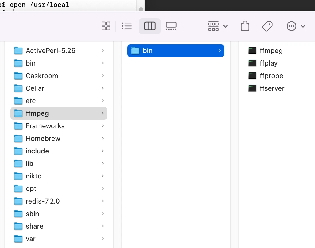 Mac OS 安装ffmpeg 两种方式 - 哔哩哔哩
