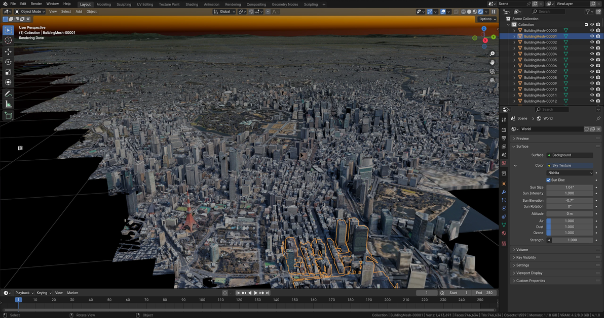 renderdoc+blender4.1快速获取google map地形模型 - 哔哩哔哩