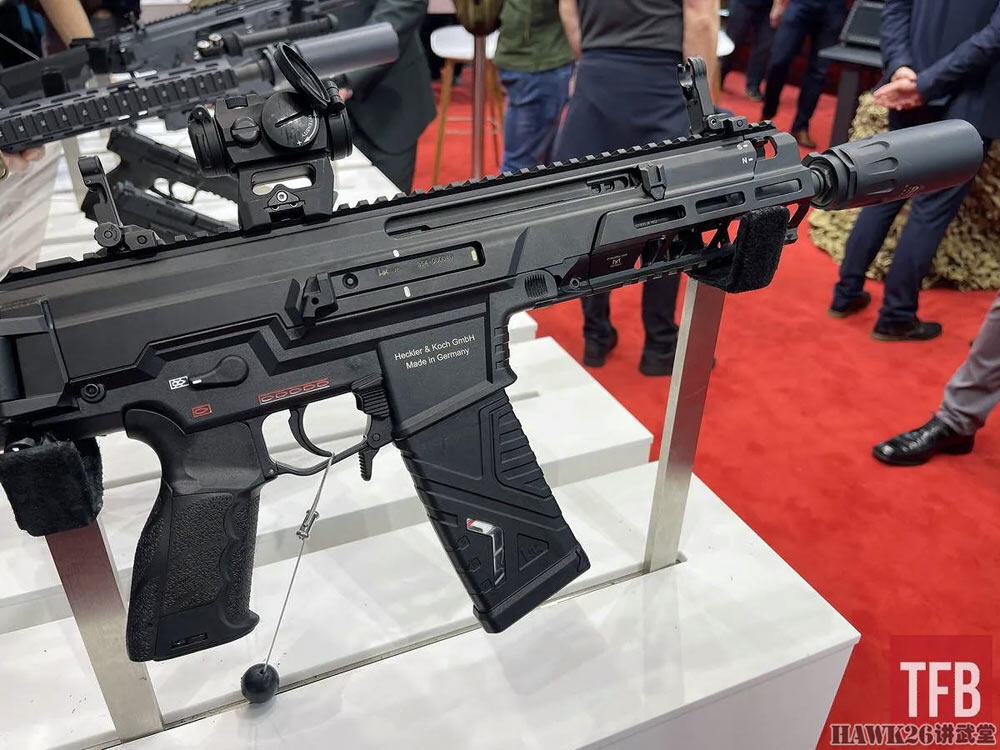 图说：黑克勒-科赫公司HK433 PDW步枪 外形紧凑 适合安装消音器 - 哔哩哔哩