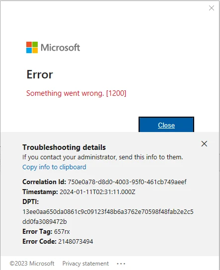 windows登录学校账户OneDrive时报错【1200】解决办法 - 哔哩哔哩