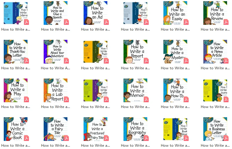 【资源】写作辅导教材《How to Write》24册，你与学霸之间只差这套学完必成写作达人！ - 哔哩哔哩