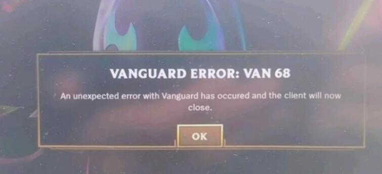 美测服PBEvanguard发生意外错误/VAN68/van28/van128解决方法 - 哔哩哔哩