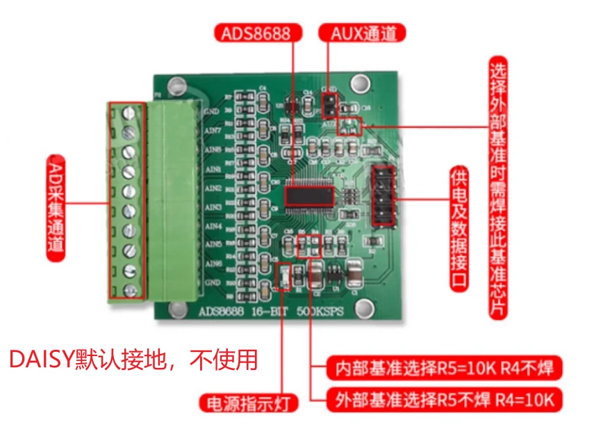 基于STM32F103驱动ADS8688模块 8通道SAR/ADC数据采集信号 - 哔哩哔哩