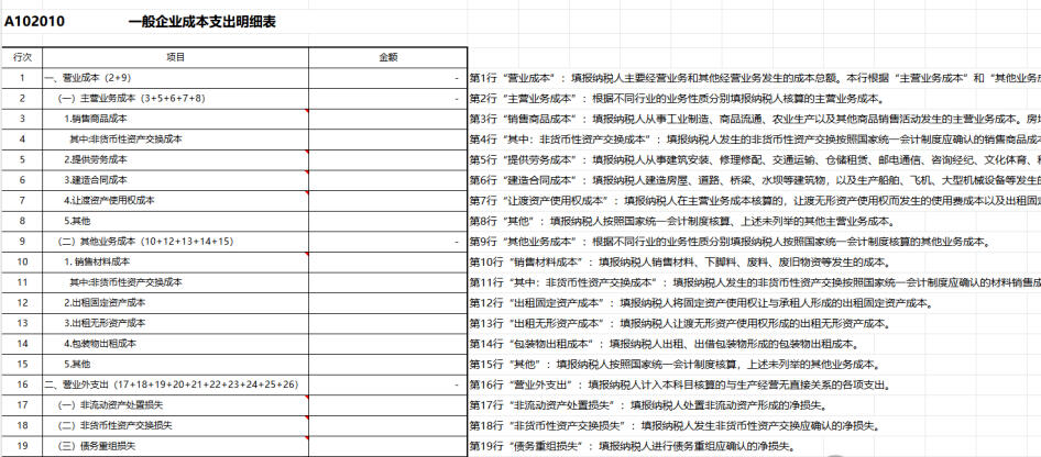 2025年企业所得税汇算清缴申报表模板37张（带公式+填报说明） - 哔哩哔哩