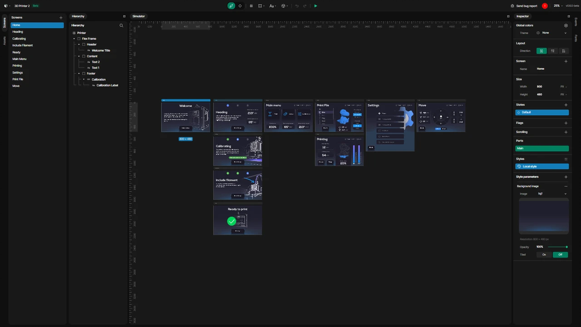 Squareline Vision 优雅的LVGL在线UI设计工具 - 哔哩哔哩