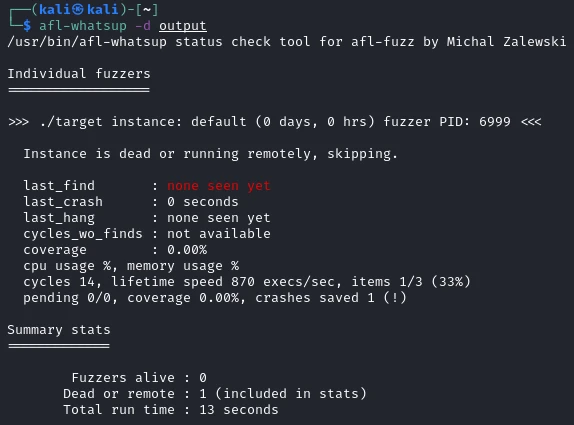 aflplusplus：开源的模糊测试工具！全参数详细教程！Kali Linux教程！（五） - 哔哩哔哩