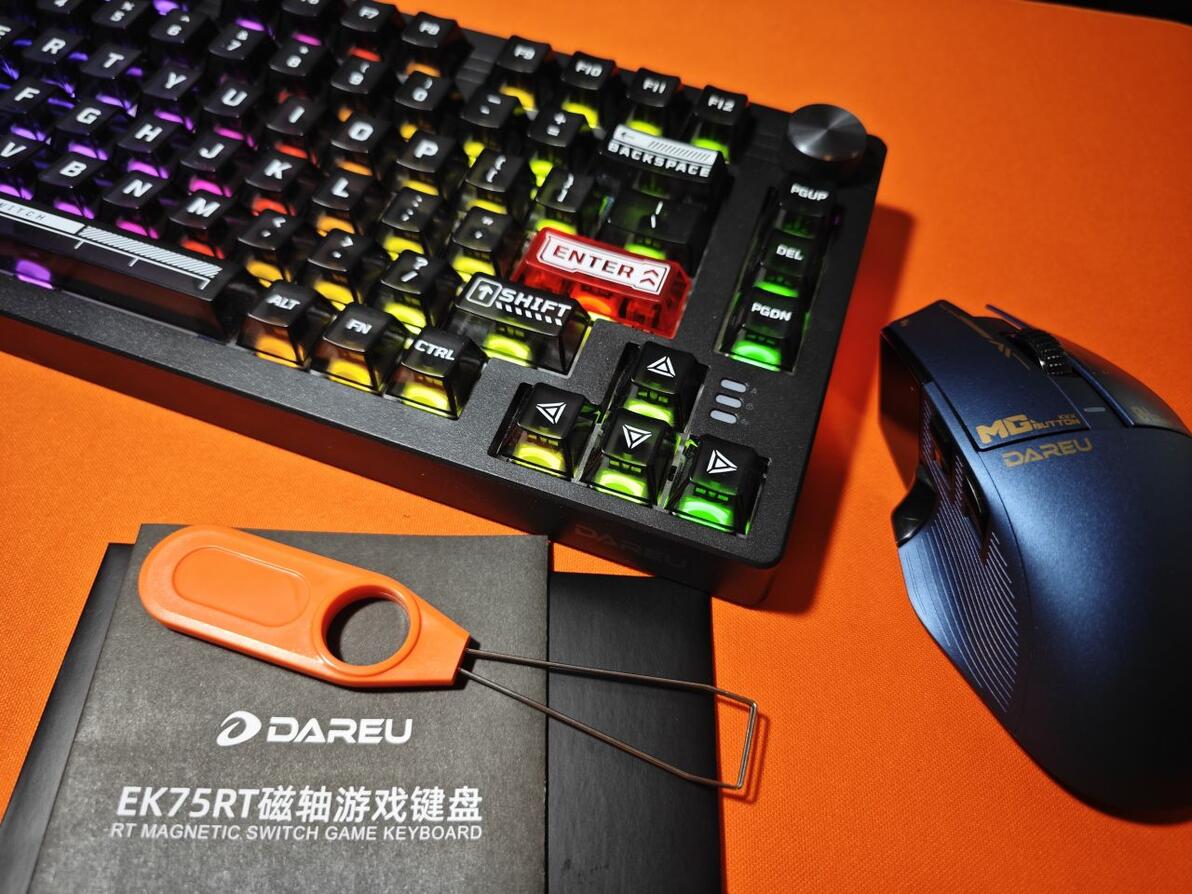 达尔优EK75RT测评：当一个男人开始用磁轴，说明他是真想上分了！ - 哔哩哔哩