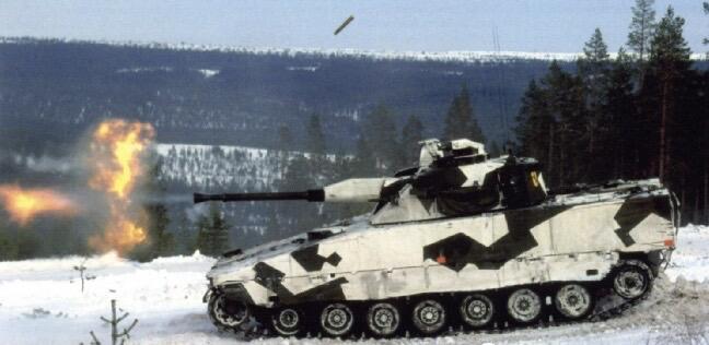 CV9040步兵战车的博福斯40/70B速射炮 - 哔哩哔哩