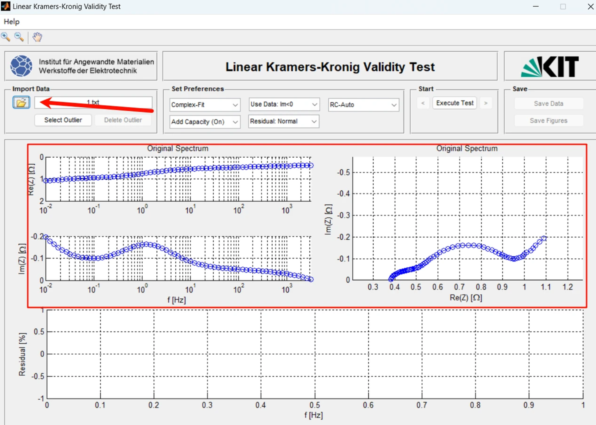 电化学阻抗谱（4）——Lin_KK软件的安装与使用 - 哔哩哔哩