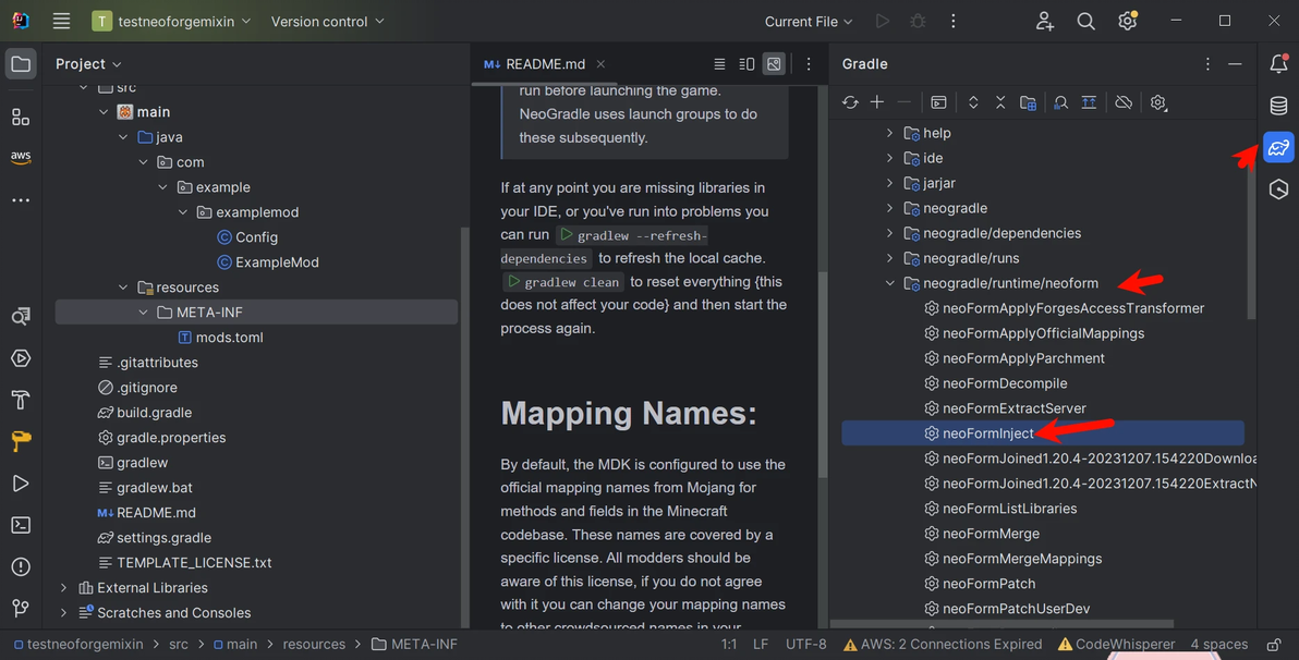forge 和 NeoForge 配置Mixin-1.20.4版本 - 哔哩哔哩