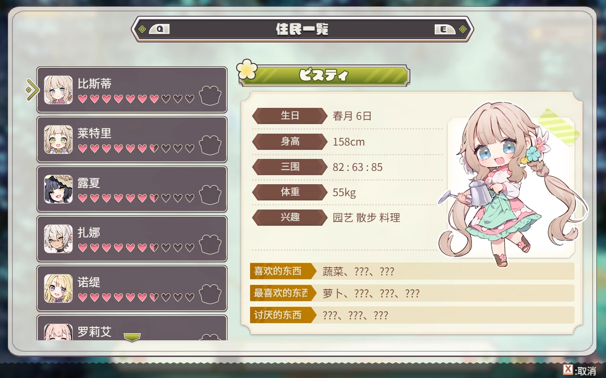 《Forestia～小镇牧场生活》全角色6心共通线存档分享（含全CG解锁） - 哔哩哔哩