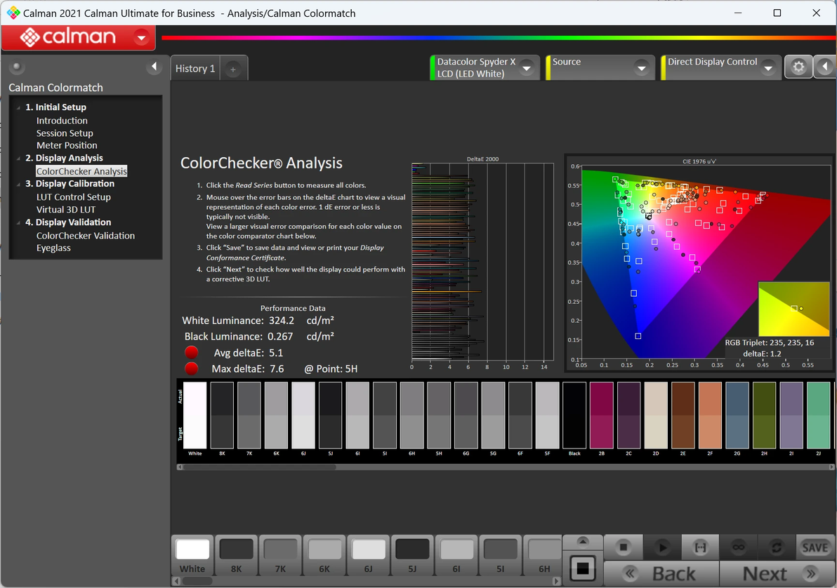 Calman Ultimate 2021搭配红蜘蛛校色仪测显示色彩的简单使用教程 - 哔哩哔哩