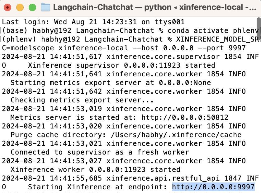 (mac)Langchain-chatchat RAG知识库开源项目本地部署 - 哔哩哔哩