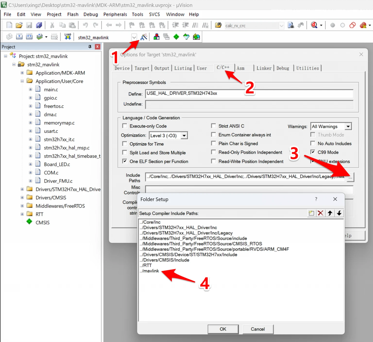 在STM32工程中使用Mavlink与飞控通信 - 哔哩哔哩