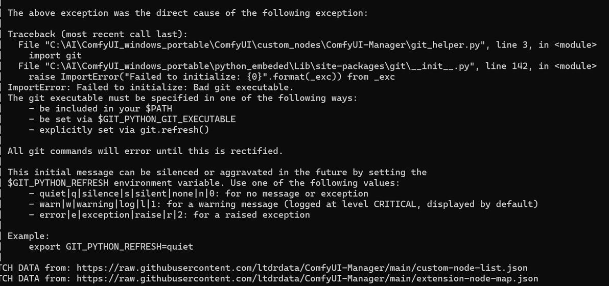 ComfyUI Manager下载总是failed 解决办法 - 哔哩哔哩