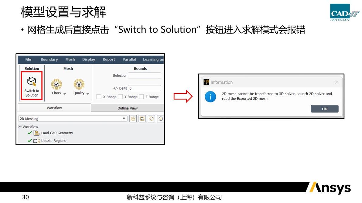 【2024 R2】Ansys Fluent 2D网格工作流教程 - 哔哩哔哩