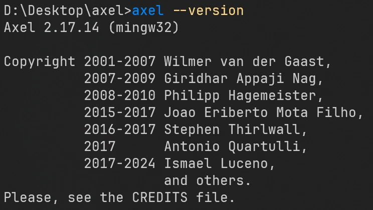 Axel多线程CLI下载器Windows编译指南 - 哔哩哔哩