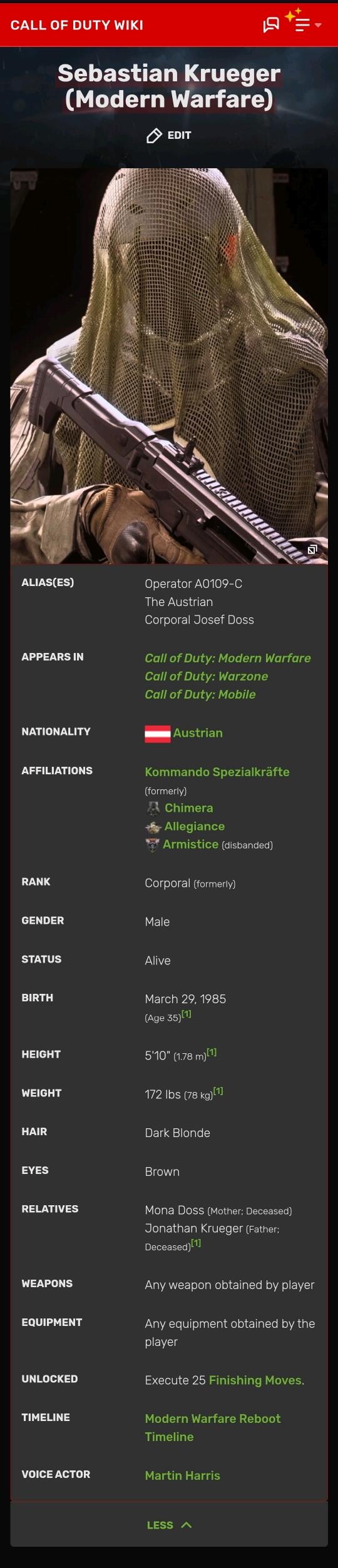 [codwiki]Sebastian Krueger(MW)人物介绍 - 哔哩哔哩