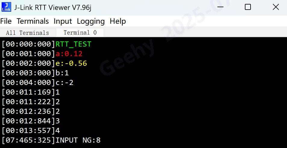 JLINK_RTT_Viewer实现颜色+浮点数+时间戳输出 - 哔哩哔哩